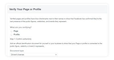 Simple Guide To Verify Facebook Page And Get A Blue Checkmark
